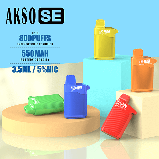 HCigar AKSO SE Disposable vape box 550mAh 800Puff from China ...
